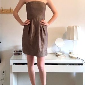 Jacob | Dresses | Strapless Gold Dress | Poshmark